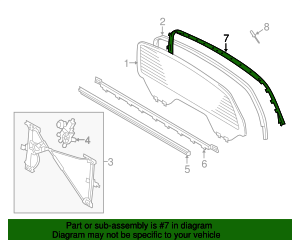 75573-0C020 - Reveal Molding 2007-2021 Toyota Tundra | Longo Toyota Parts