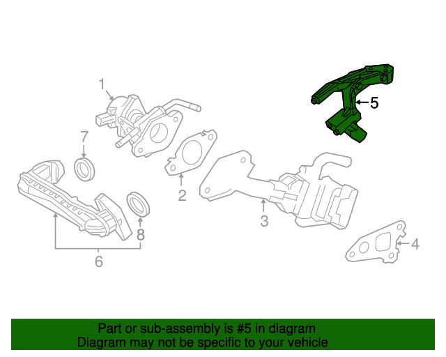 2018-2023 Toyota Mount Bracket 25625-F0010 | Toyota Parts Center