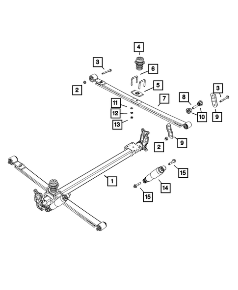 Rear Suspension and Cradle for 2023 Ram ProMaster 3500 | Mopar eStore