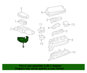 Genuine Toyota Lower Cover part# 82663-47090 for 2016-2024 Toyota ...