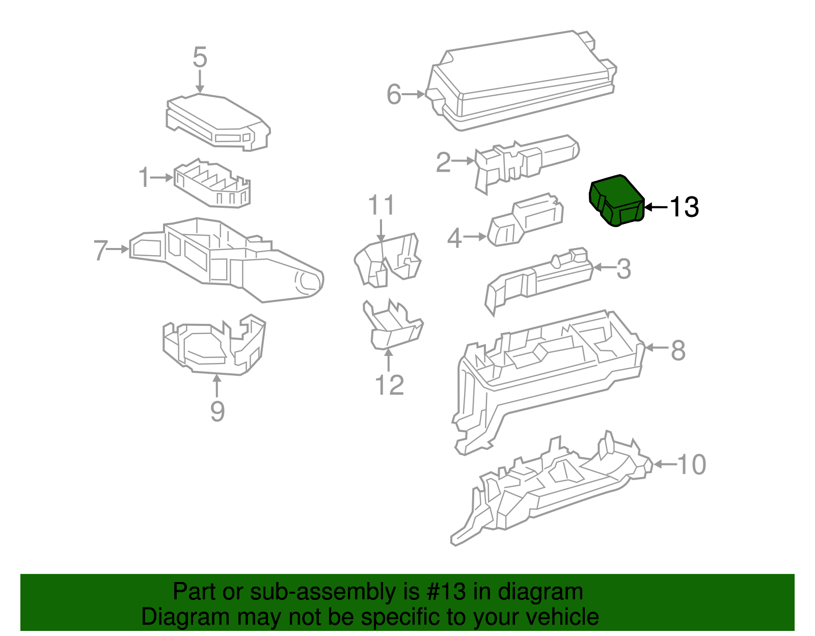 Genuine Toyota Relay part# 82641-47050 for 2016-2025 Toyota | Ourisman ...