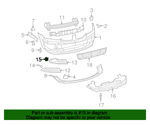 2006-2023 Fiat Clip / Spring Nut 6505468AA | TascaParts.com