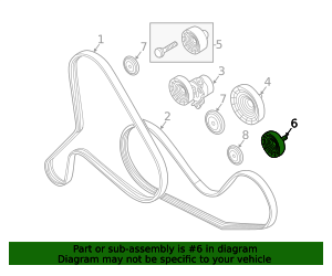 06M-260-938-J - Idler Pulley 2018-2023 Audi | Audi OEM Parts