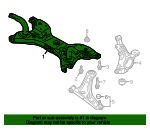 2014-2024 Mitsubishi Mirage Cross-Member 4000A449 | Mitsubishi Parts ...