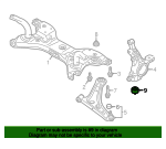 2014-2024 Mitsubishi Lower Control Arm Bushing 4013A313 | Mitsubishi ...