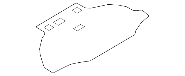 2009-2020 Nissan 370Z Spare Tire Panel 84960-1EA0A | QuirkParts