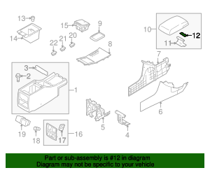 2004-2006 Kia Amanti | Striker | 84662-3F000 | Kia Auto Parts
