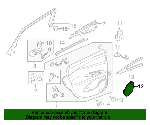 2016-2018 Lincoln MKX Grille Speaker FA1Z-18979-AE | OEM Parts Online