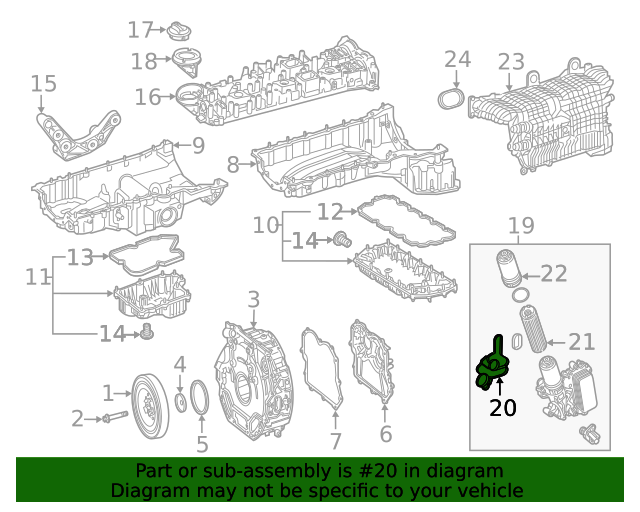 2019-2024 Mercedes-Benz Gasket 256-184-00-80 | AutoNation Parts