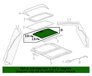 2022 Cadillac CT4 Sunshade 84761093 | GMPartsDirect.com