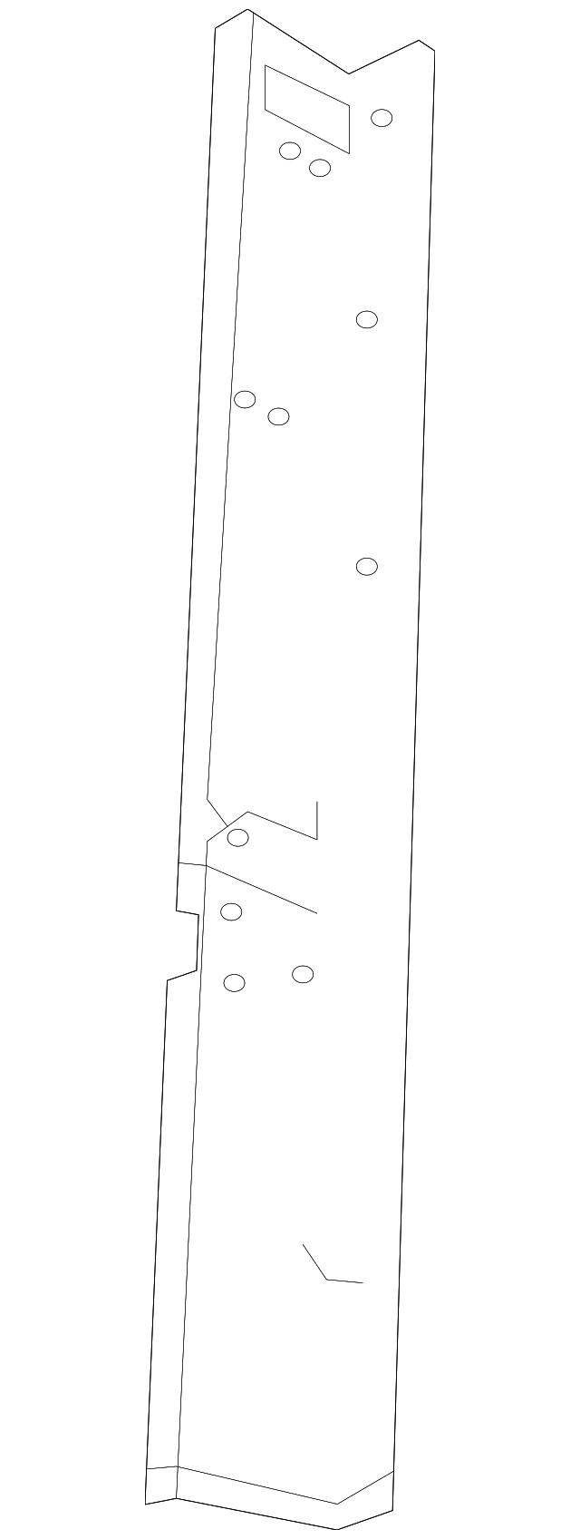 906-630-00-10 - Inner Center Pillar 2010-2024 Mercedes-Benz | Mercedes ...