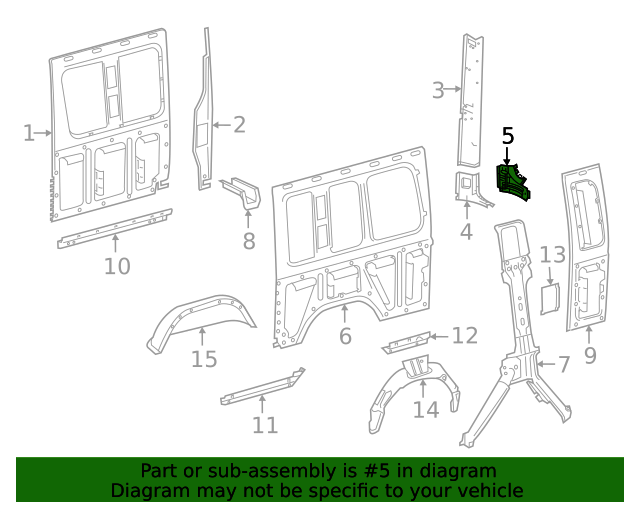 906-634-00-16 - Lower Reinforced 2010-2023 Mercedes-Benz | Mercedes ...