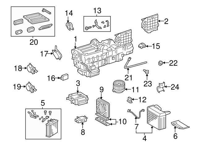 Mercedes-Benz OEM Motor Part# 163-820-01-08 | OEM Vehicle Parts