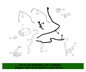 30713932 - Vacuum Line 2005-2014 Volvo XC90 | AutoNationParts.com