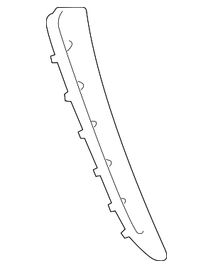 2013-2016 Porsche Panamera Trim Molding 970-504-634-07-041 | Porsche Marin