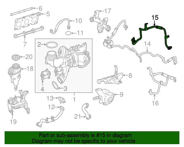 276-200-60-51 - Water Feed Tube 2015-2022 Mercedes-Benz | Mercedes-Benz ...