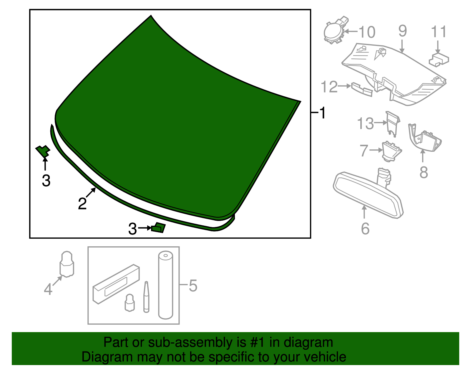 2023-2025 Volvo XC90 Windshield 32409276 | OEM Parts Online