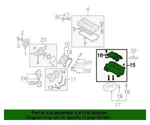 2006-2010 Kia Oil Pan 21520 3E003 | OEM Parts Online