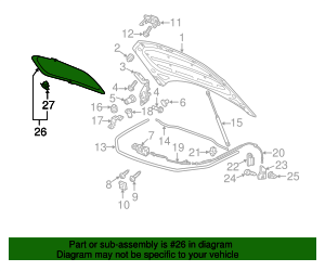 2011-2016 Volkswagen Touareg Insulator Pad 7P6-863-831-A | OEM Parts Online