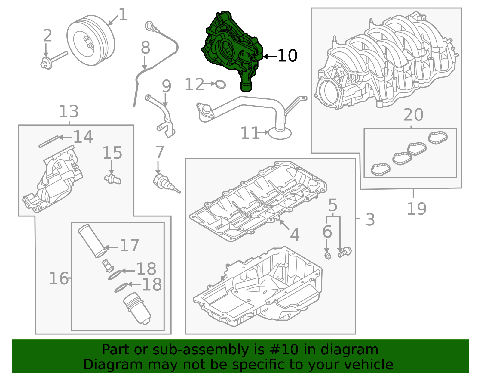 KR3Z-6600-A - High-Quality Oil Pump for 2020-2024 Ford | AutoNation Parts