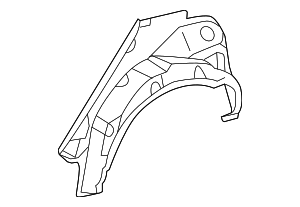 2012-2014 Toyota Camry Outer Wheelhouse 61631-06110 | Toyota Parts Center