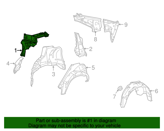 64201-06120 - Upper Reinforced - 2012-2016 Toyota Camry | OEM Genuine ...