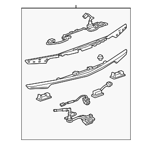 2017-2019 Cadillac XT5 F Applique 84273659 | GMPartsDirect.com