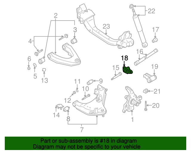 1998-2004 Nissan Torque Arm 54080-2S600 | Nissan Parts Central
