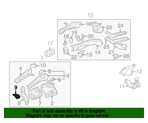2011-2012 Toyota Avalon End Plate 53717-07030 | OEM Parts Online