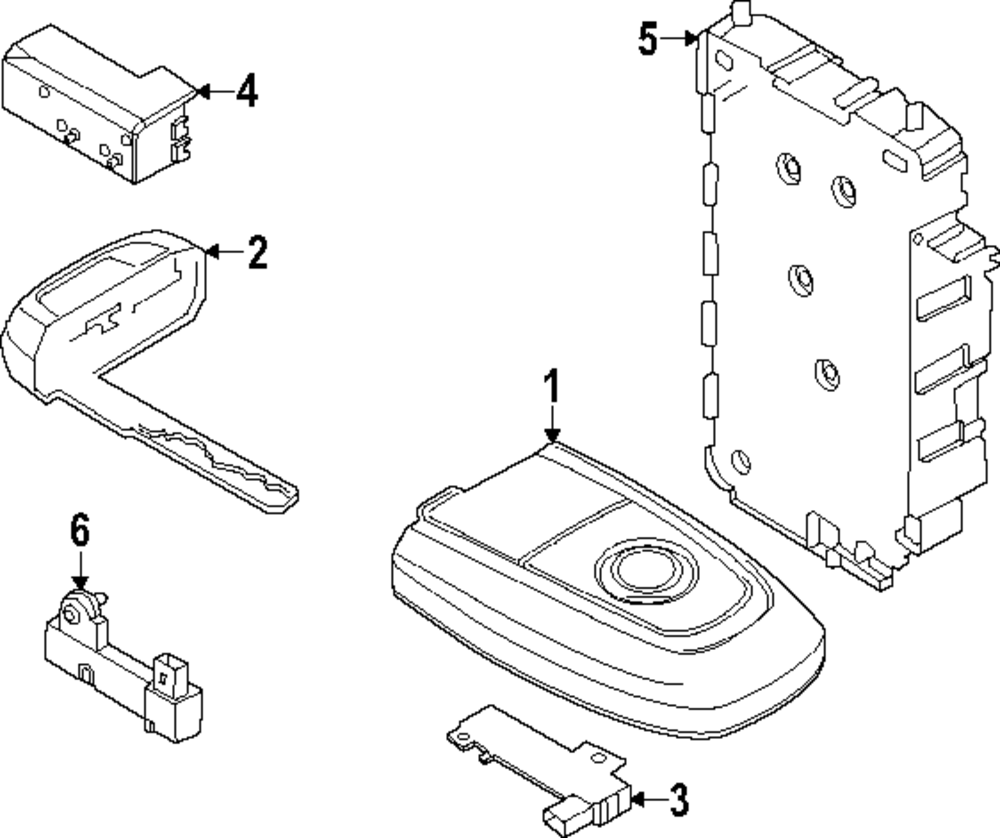 2024 Ford Ranger Key N1WZ-2622050-D | OEM Parts Online