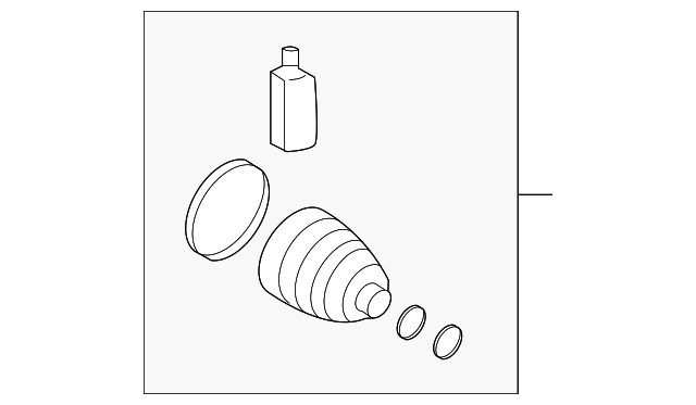 Genuine Outer Boot for 2015-2019 Hyundai Sonata | Part# 49581-C1000 ...