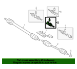 Genuine Outer Boot for 2015-2019 Hyundai Sonata | Part# 49581-C1000 ...