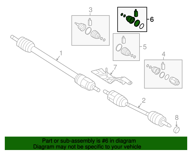 Genuine Inner Boot for 2015-2019 Hyundai Sonata | Part# 49583-C1000 ...