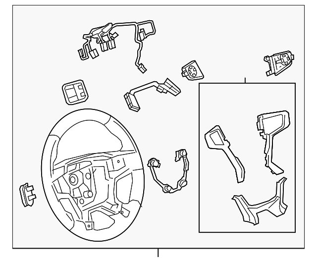 2018-2020 GMC Acadia Steering Wheel 84433482 | GMPartsDirect.com