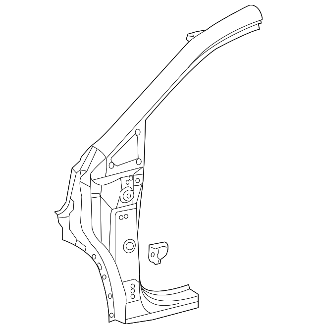 2010-2015 Lexus RX350 Hinge Pillar 61132-0E050 | OEM Parts Online