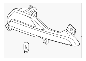 92406-R5000 - Backup Lamp Assembly 2021-2023 Kia Sorento | Kia.Parts Store