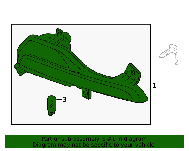 2021-2022 Kia Sorento Fog Lamp Assembly 92405-R5000 | TascaParts.com
