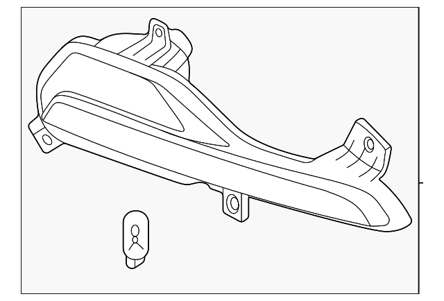 2021-2023 Kia Sorento Fog Lamp Assembly 92406-R5000 | OEM Parts Online
