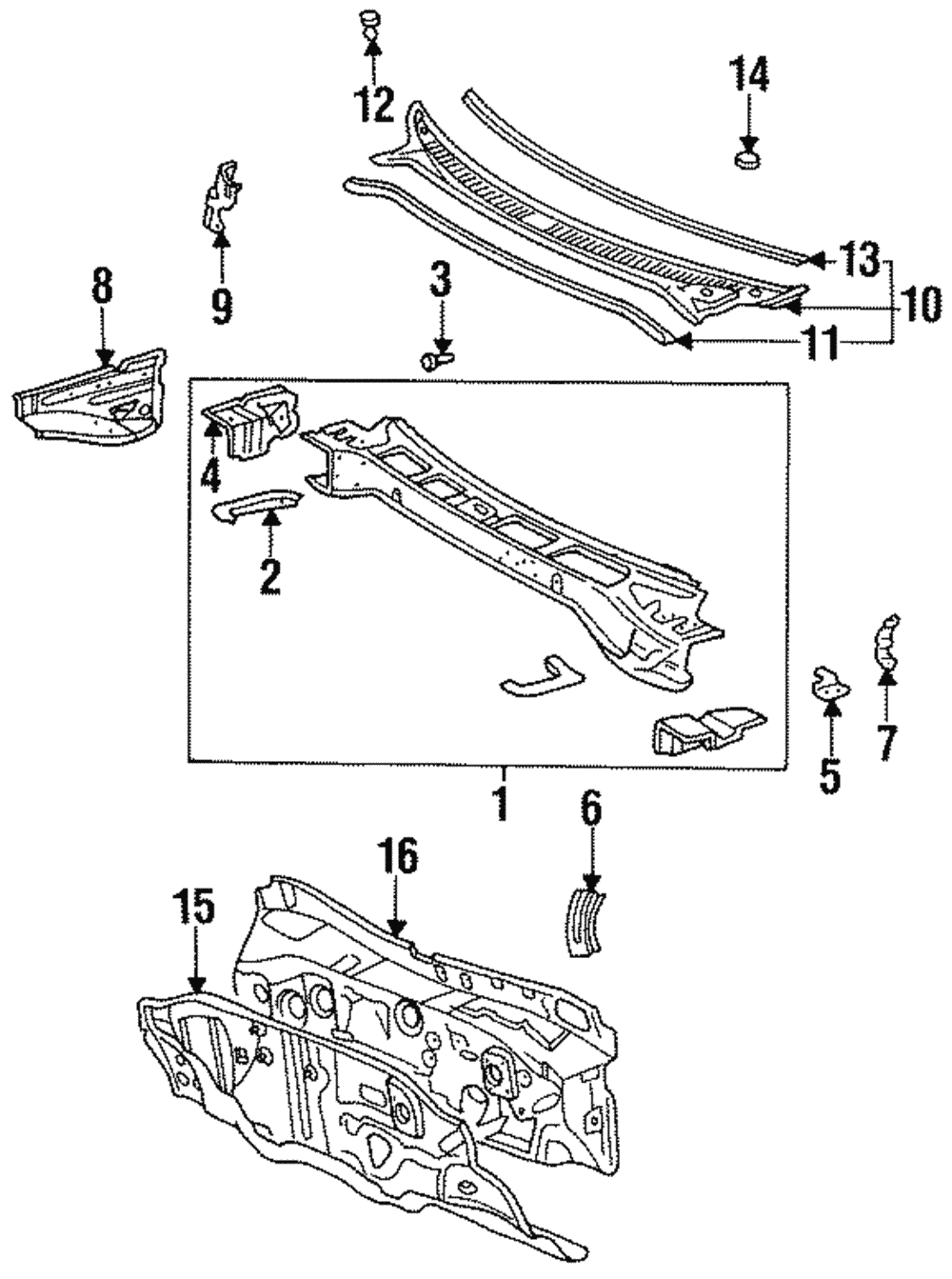 1994-1999 Toyota Celica Insulator 55210-20261 | Toyota Parts Center