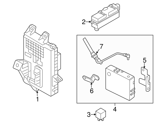 Genuine Accessory Power Relay for 2011-2016 Hyundai | Part# 95240-3X200 ...