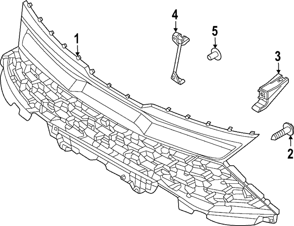 86350-DWEA0 - Grille 2023-2024 Kia Sportage | Kia.Parts Store