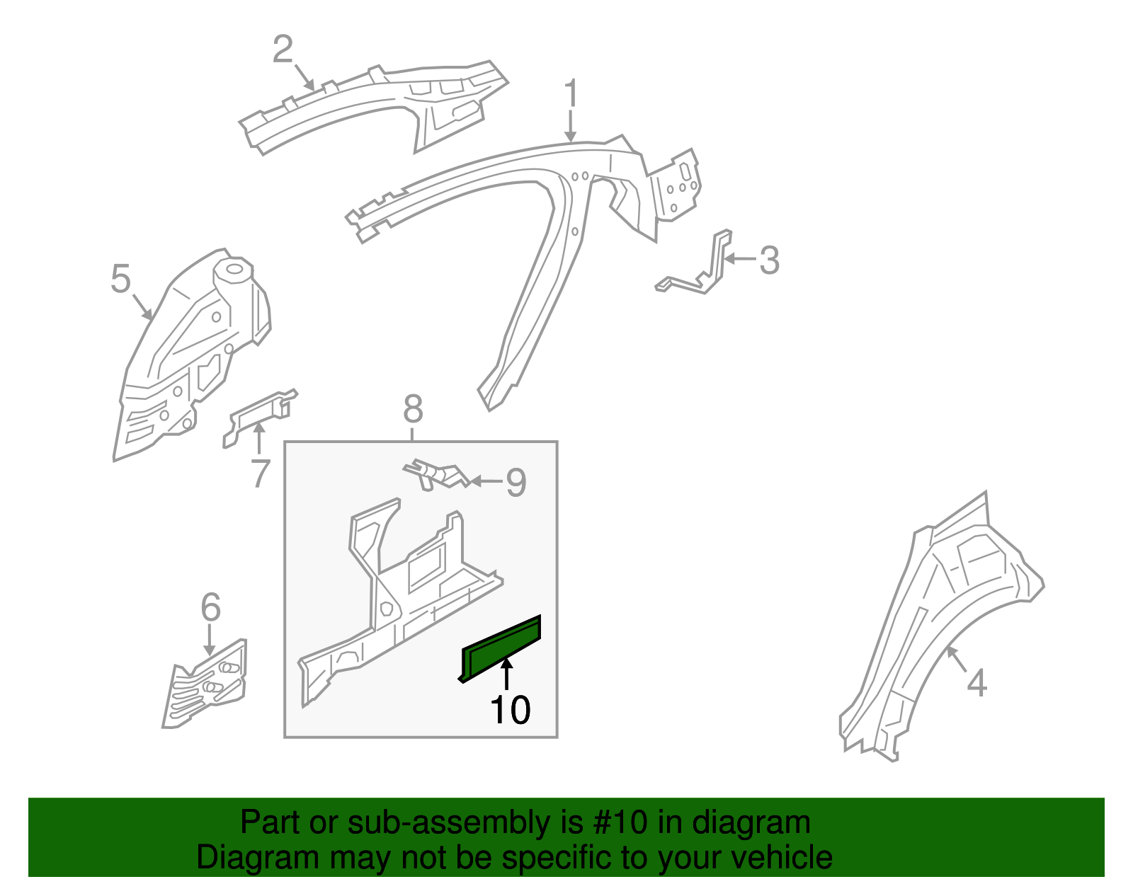 Genuine BMW 41-11-7-284-781 | Rail Assembly Plate | FREE Shipping on ...