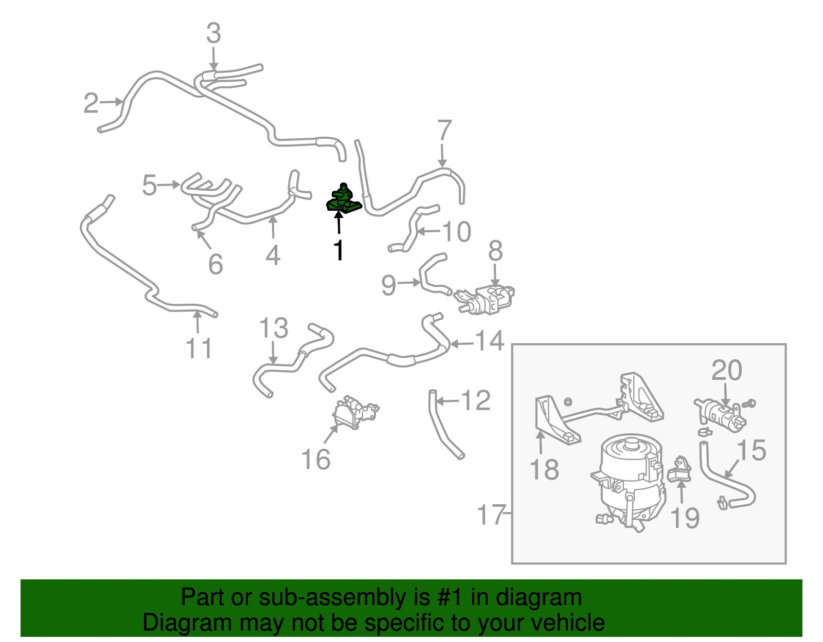 G9020-47031 - Drive Motor Inverter Cooler Water Pump 2004-2009 Toyota ...