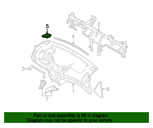 85620-3Q000-RY - Speaker Cover 2011-2014 Hyundai Sonata | AutoNation Parts