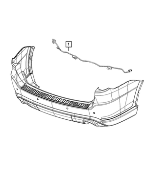 2016-2024 Mopar Rear Fascia Wiring 68252363AA | Mopar eStore