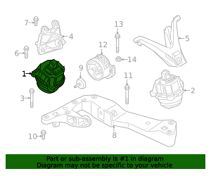22-11-8-089-822 - Engine Mount 2018-2023 BMW | AutoNationParts.com