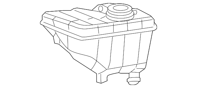 2003-2011 Ford Engine Coolant Reservoir 3W1Z-8A080-AA | GetOEMParts.com