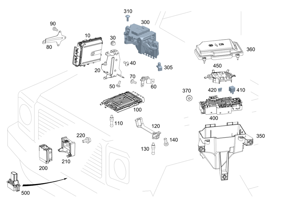 4639068102 - Fuse And Relay Box 2002-2026 Mercedes-Benz | Mercedes-Benz ...