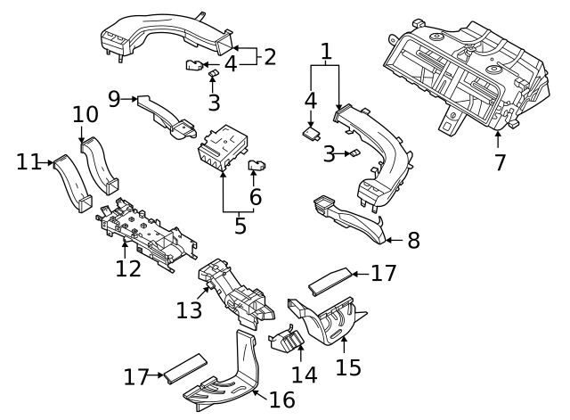 2017-2024 Porsche HVAC Air Inlet Door Actuator PAB-820-511-01 | OEM ...