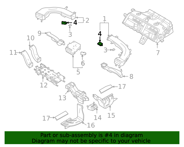 2017-2024 Porsche HVAC Air Inlet Door Actuator PAB-820-511-01 | OEM ...